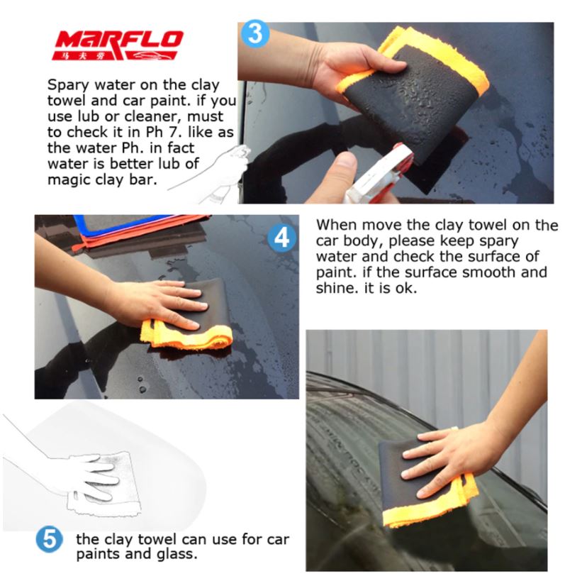 Πετσέτα πηλού clay towel Marflo – Orange-Shop.gr